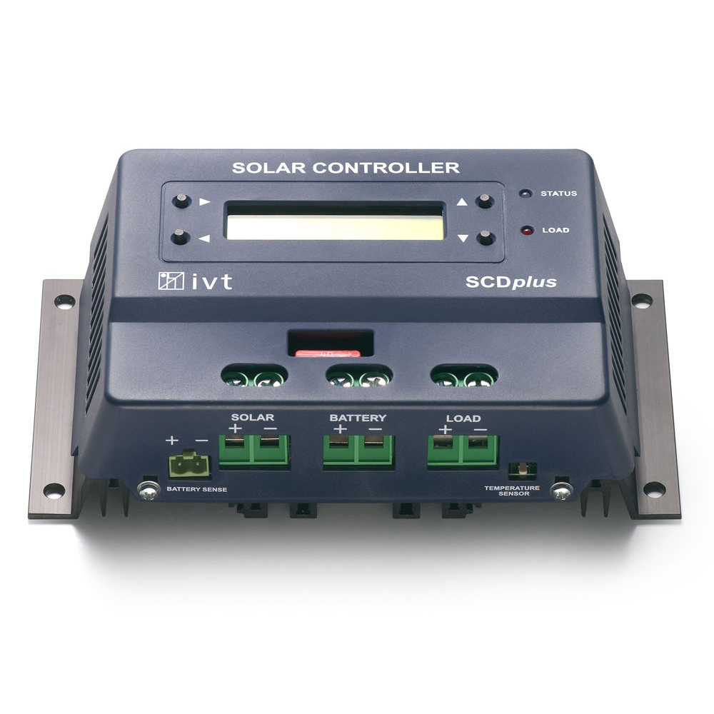 Solar Controller SCD plus + IVT 12 V/24 V, 15 A with display
